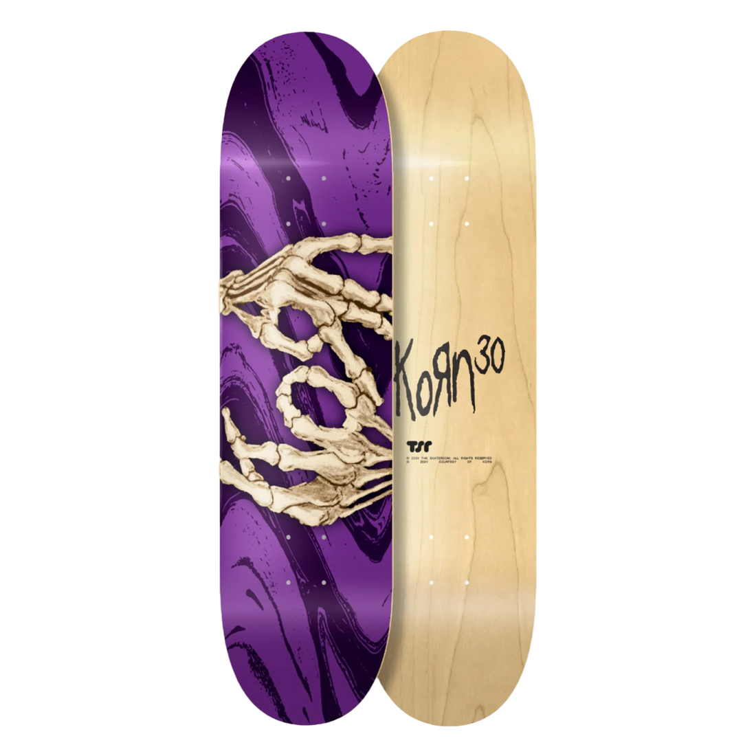 Skeleton Hands Skate Deck – KoRn